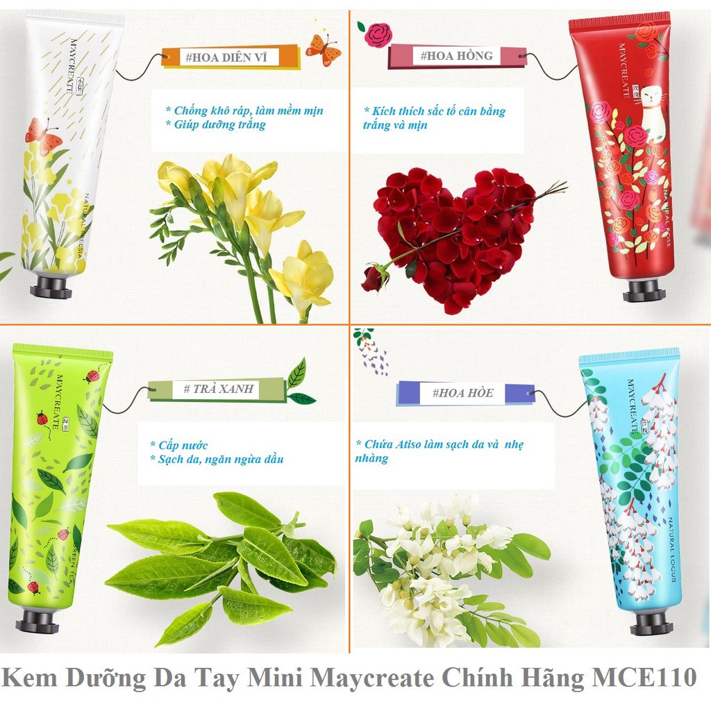 [HCM] Kem dưỡng da tay Maycreate , kem bôi tay dưỡng ẩm,Chính Hãng ...
