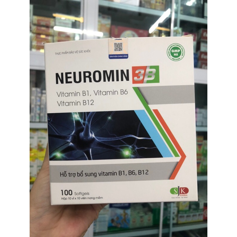 Vitamin 3 B Neuromin ( B1 - B6- B12) hộp 100 viên | Shopee Việt Nam