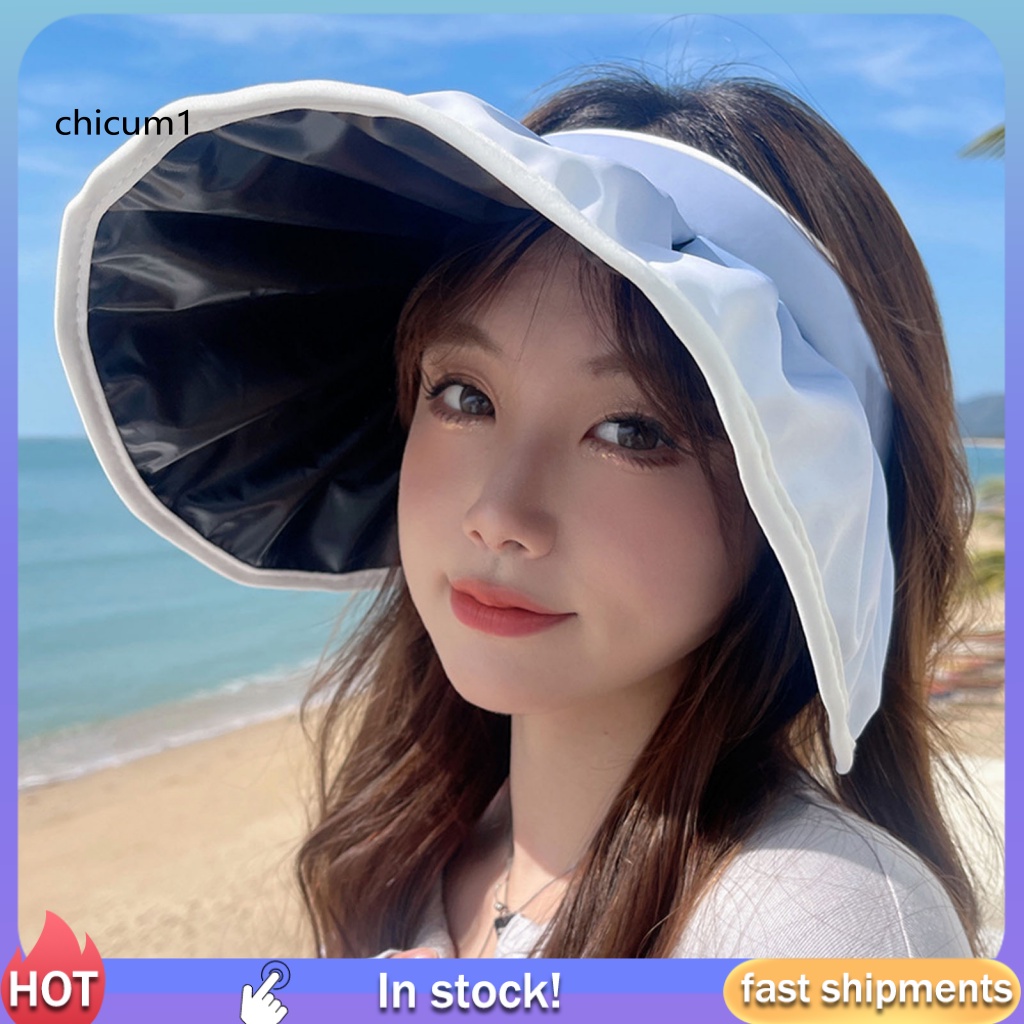 Mũ Lưỡi Trai Hở Chóp Che Nắng Màu gradient cc In Chữ logo Thời Trang ...