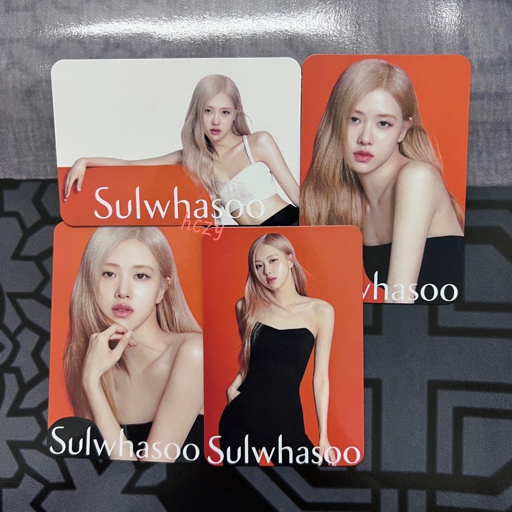 Thẻ Rose Blackpink Card Off Blackpink chính hãng Rose Lisa Jisoo Jennie ...