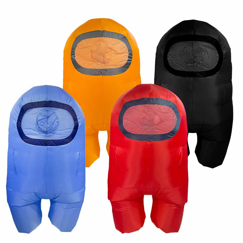 Halloween Inflatable Among us Costume For Kids Adults Blow Up Suit ...