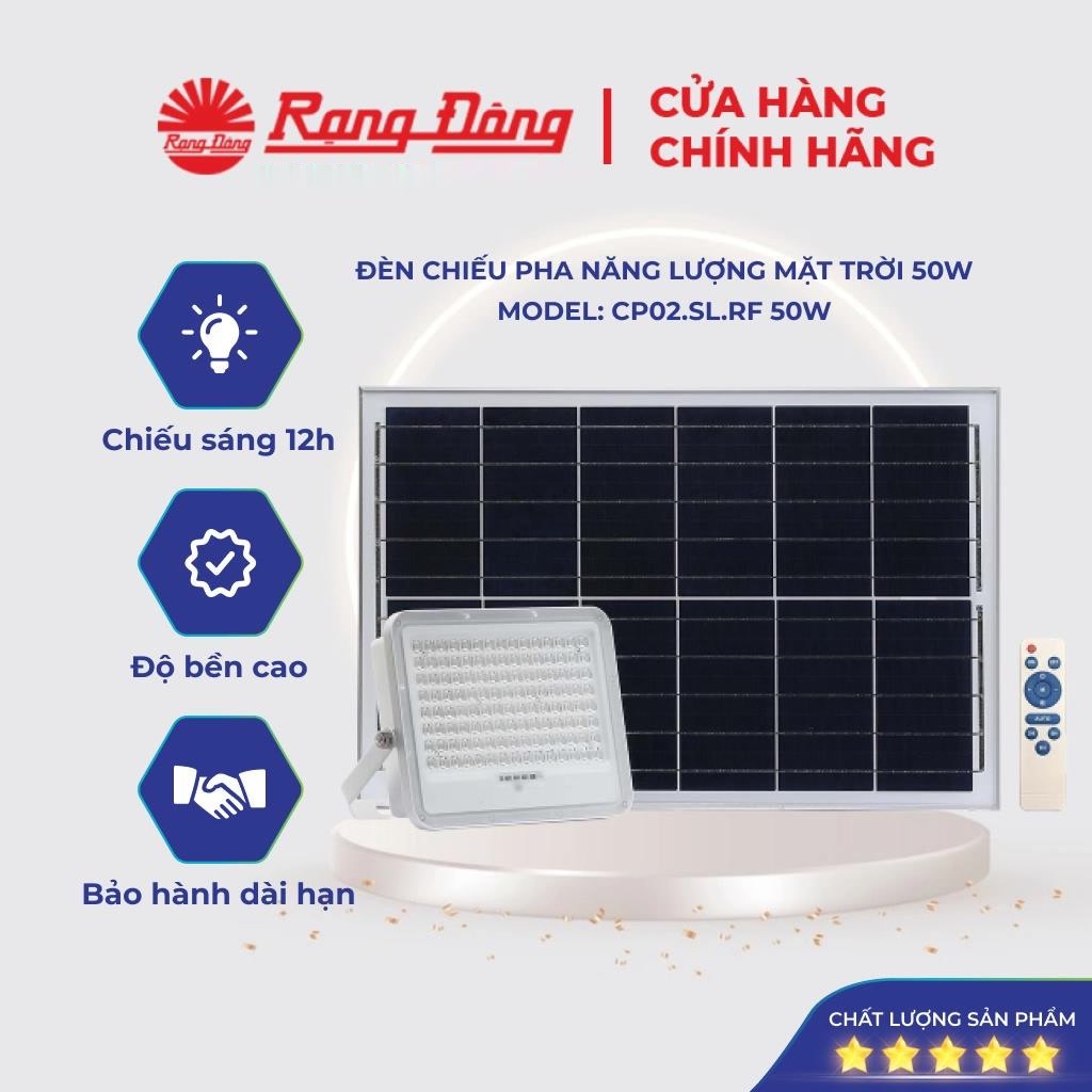 [Tương đương 300w] Đèn năng lượng mặt trời sân vườn 50W Rạng Đông chiếu pha, trong nhà, nmlt ...
