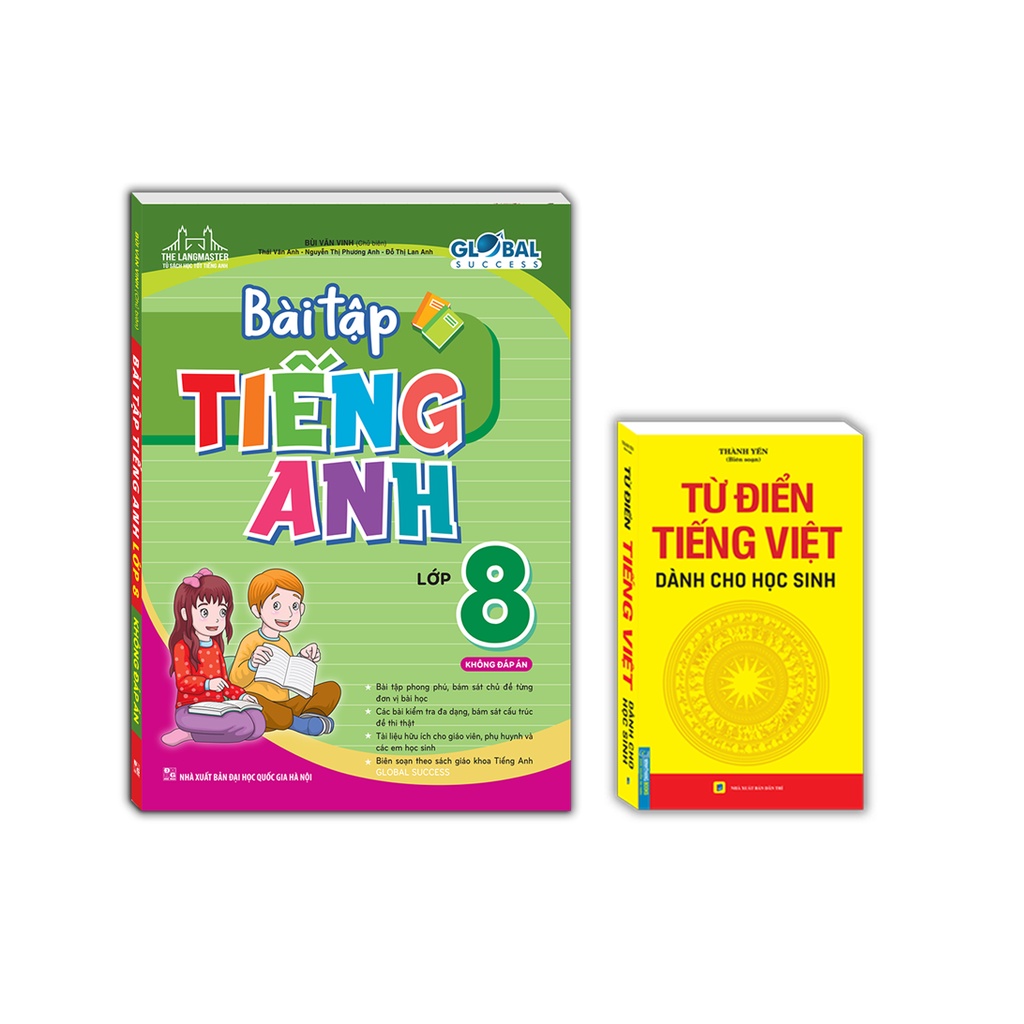 Sách - Combo 2c - GLOBAL SUCCESS - Bài tập tiếng anh lớp 8 (ko đáp án ...