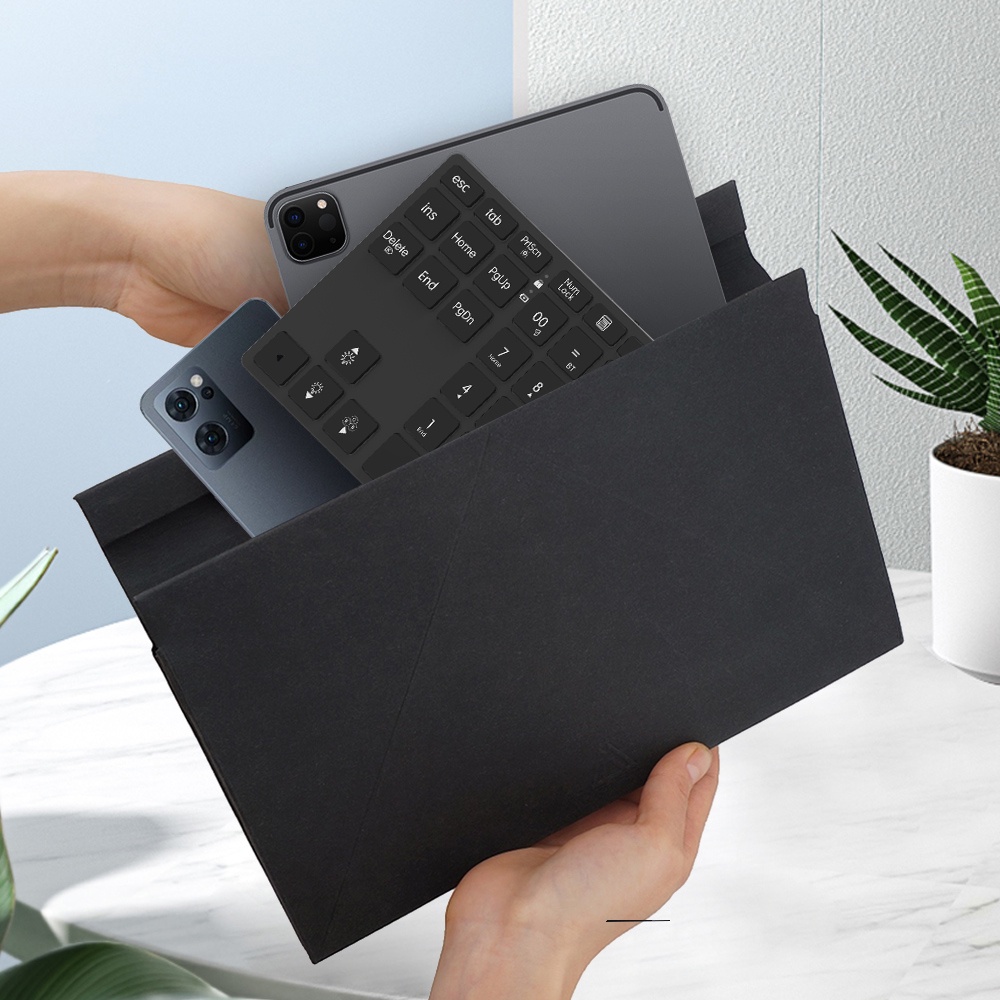 Jomaa 2.4G + Bàn phím số Bluetooth Bàn phím số có thể sạc lại không dây ...