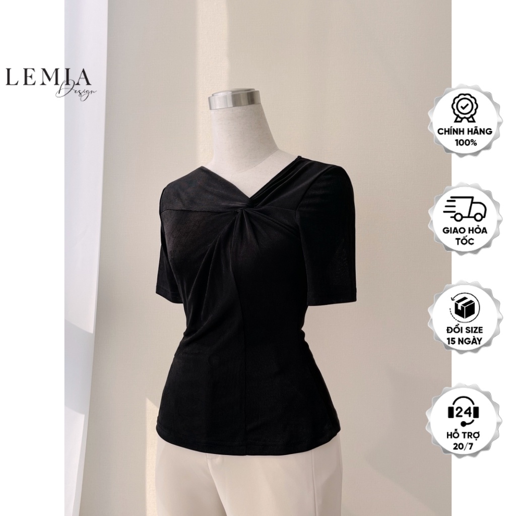 Áo Thun Nhúng Thời Trang Thanh Lịch by LEMIA Design - AL013 | Shopee ...
