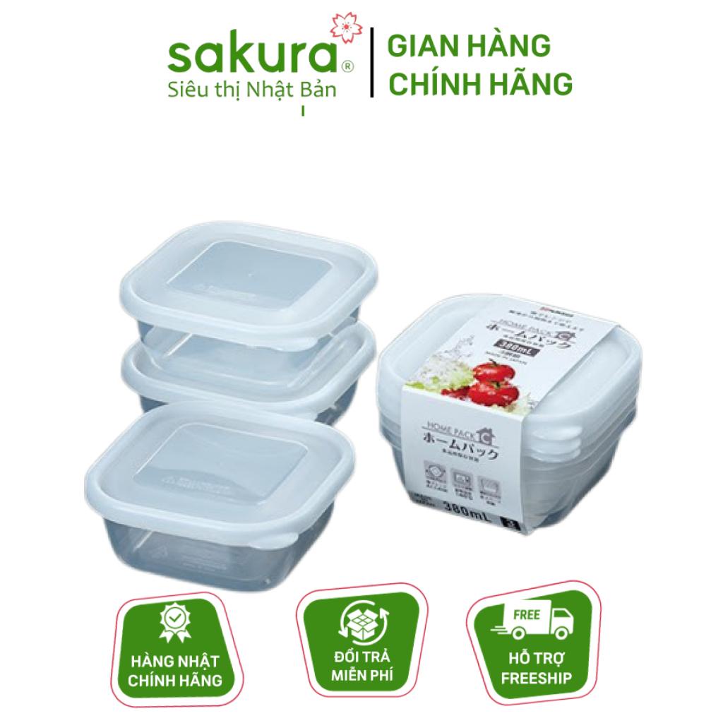 Hộp nhựa đựng thực phẩm Nakaya 380ml và 750ml Nhật Bản | Shopee Việt Nam