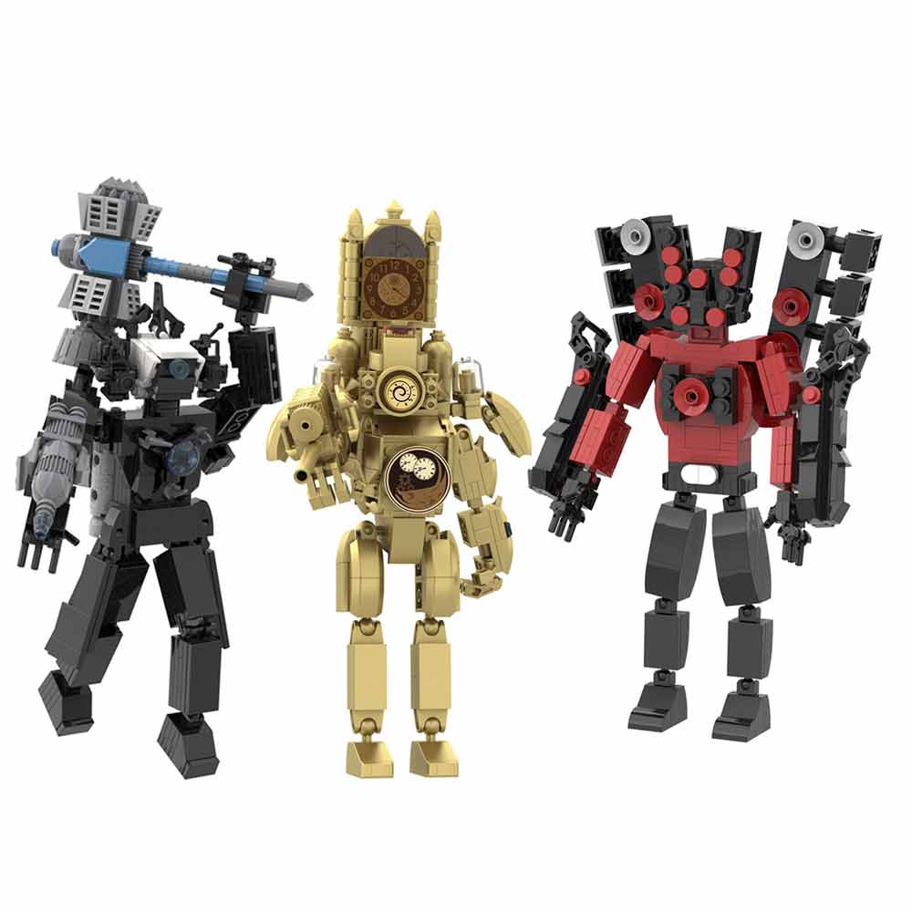Mini Cameraman Model Building Blocks Set for Skibidi Toilet MOC Bricks ...