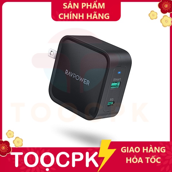 Sạc RavPower 65W GaN Chính Hãng - Bảo Hành 12T RP-PC133, RP-CPCN002 | Shopee Việt Nam