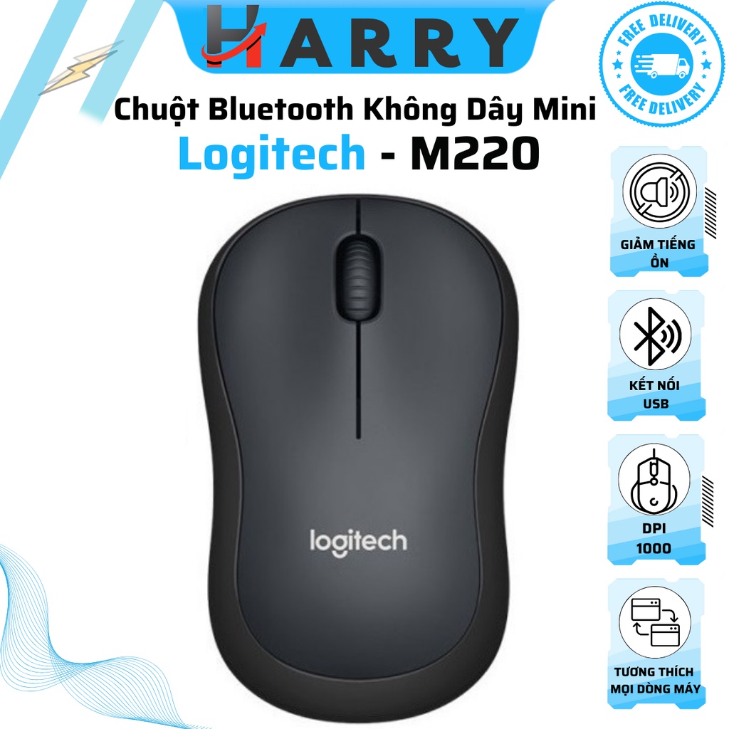 {NEW 2023} Chuột Không Dây Logitech M220 kết nối bluetooth độ nhạy cao ...