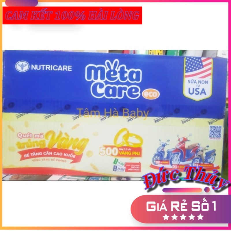 [Combo 3 thùng] Thùng sữa Metacare eco Nutricare 5,28 lít (48 hộp x 110 ...