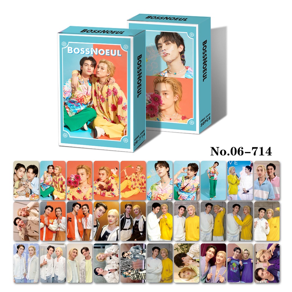 BossNoeul PerthChimon FORCEBOOK ZEENUNEW Photocard Lomo Card 30pcs/box ...