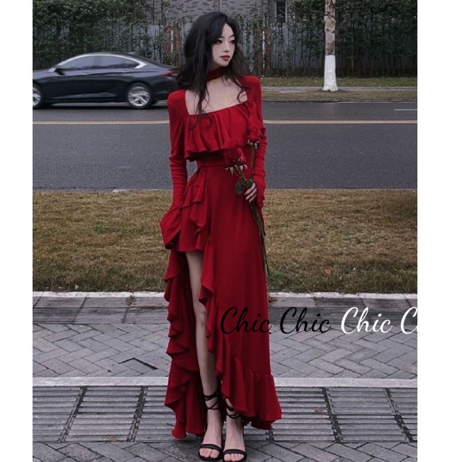 Chic Chic váy nữ Đầm Body Cho thời váy Stylish hàn quốc thời trang ...