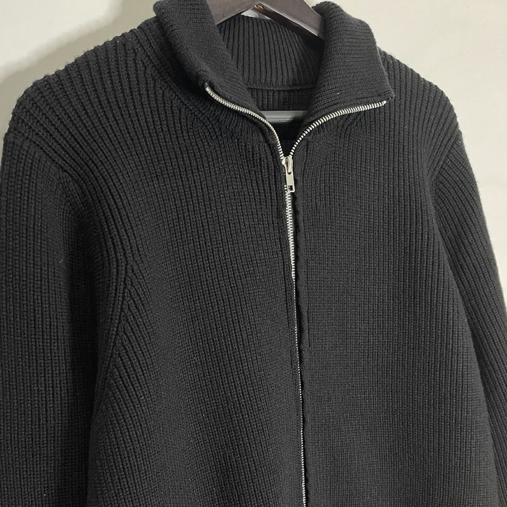 Áo Khoác Len Dày Khóa 2 Chiều | MM14 Ribbed Wool Jacket | 3T Streetwear ...