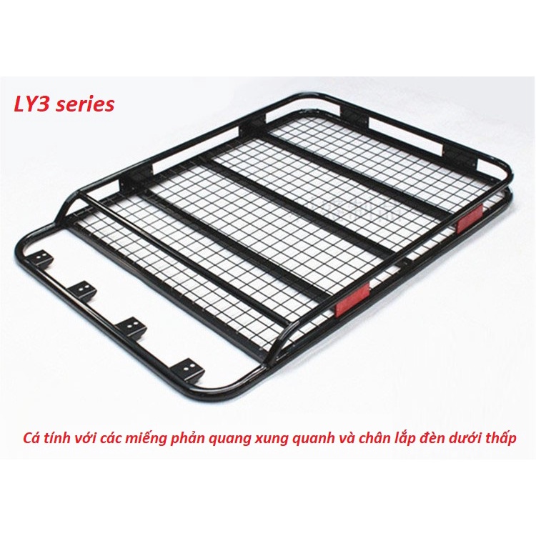 Giá nóc ô tô sơn tĩnh điện LISHENG kiểu đáy lưới LY3 series - Từ phượt ...