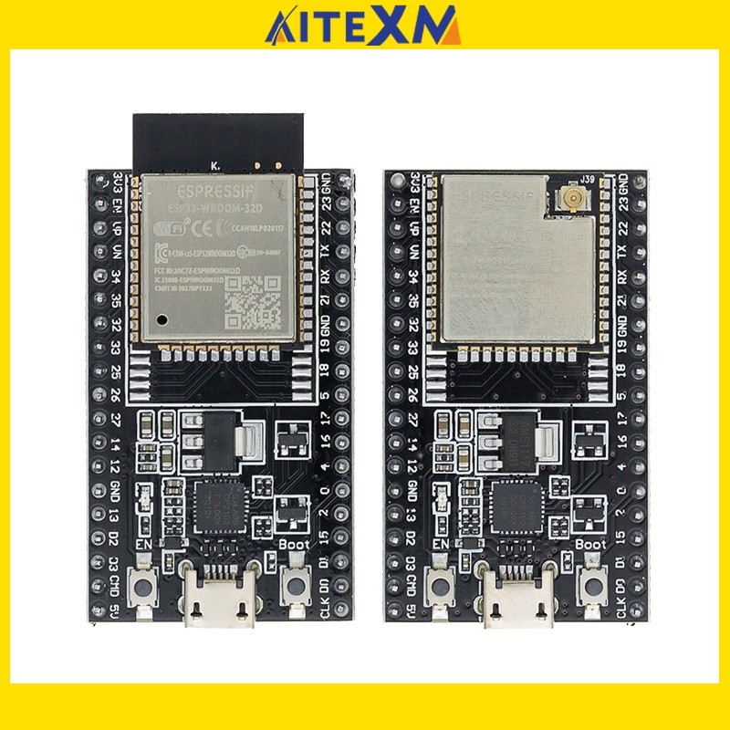 Bảng Mạch Phát Triển ESP32-Deviktc ESP32-WROOM-32D ESP32-WROOM-32U WIFI+Bluetooth IoT NodeMCU-32 ...