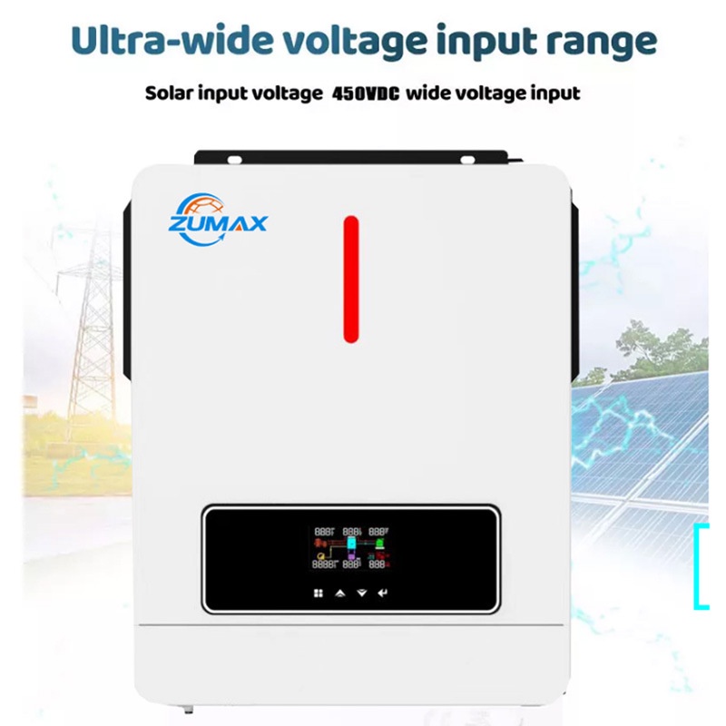 Hybrid Solar Inverter ZUMAX 24V-4200W On /Off Grid Tie 4.2KW 24V-120A ...