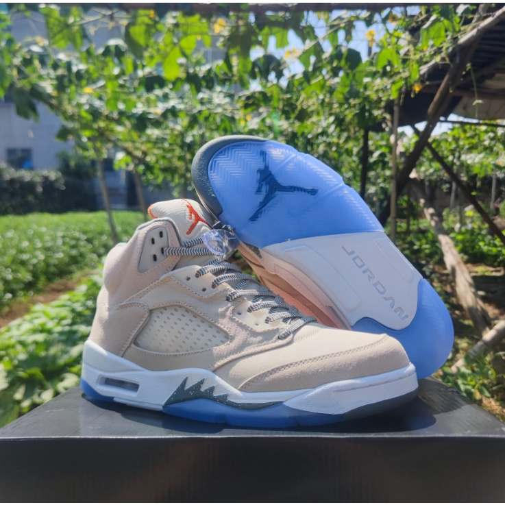 Giày Bóng Rổ jordan air jordan 5 Cổ Cao Thoáng Khí Thoải Mái Chống Mài ...