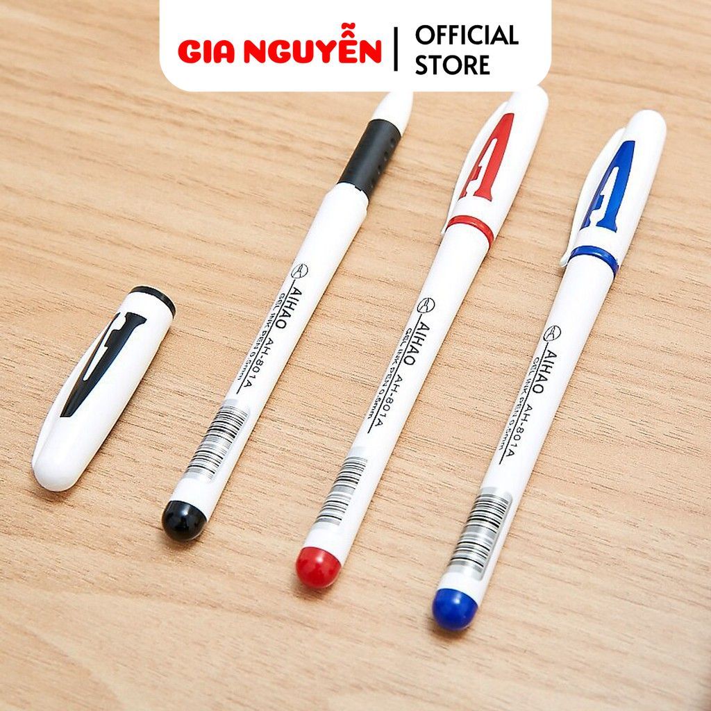 Bút Chữ A/ Bút nước Chữ A AiHao AH-801- màu Xanh/Đen/Đỏ | Shopee Việt Nam