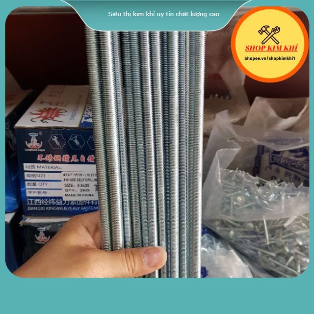 Thanh ren ty treo ren M6,8,10,12, 14,16, 18, 20mm | Shopee Việt Nam