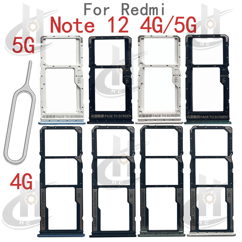 Dành Cho Xiaomi Redmi Note 12 4G / 5G Sim Khay Đựng Thẻ Khe Cắm Đầu Đọc ...