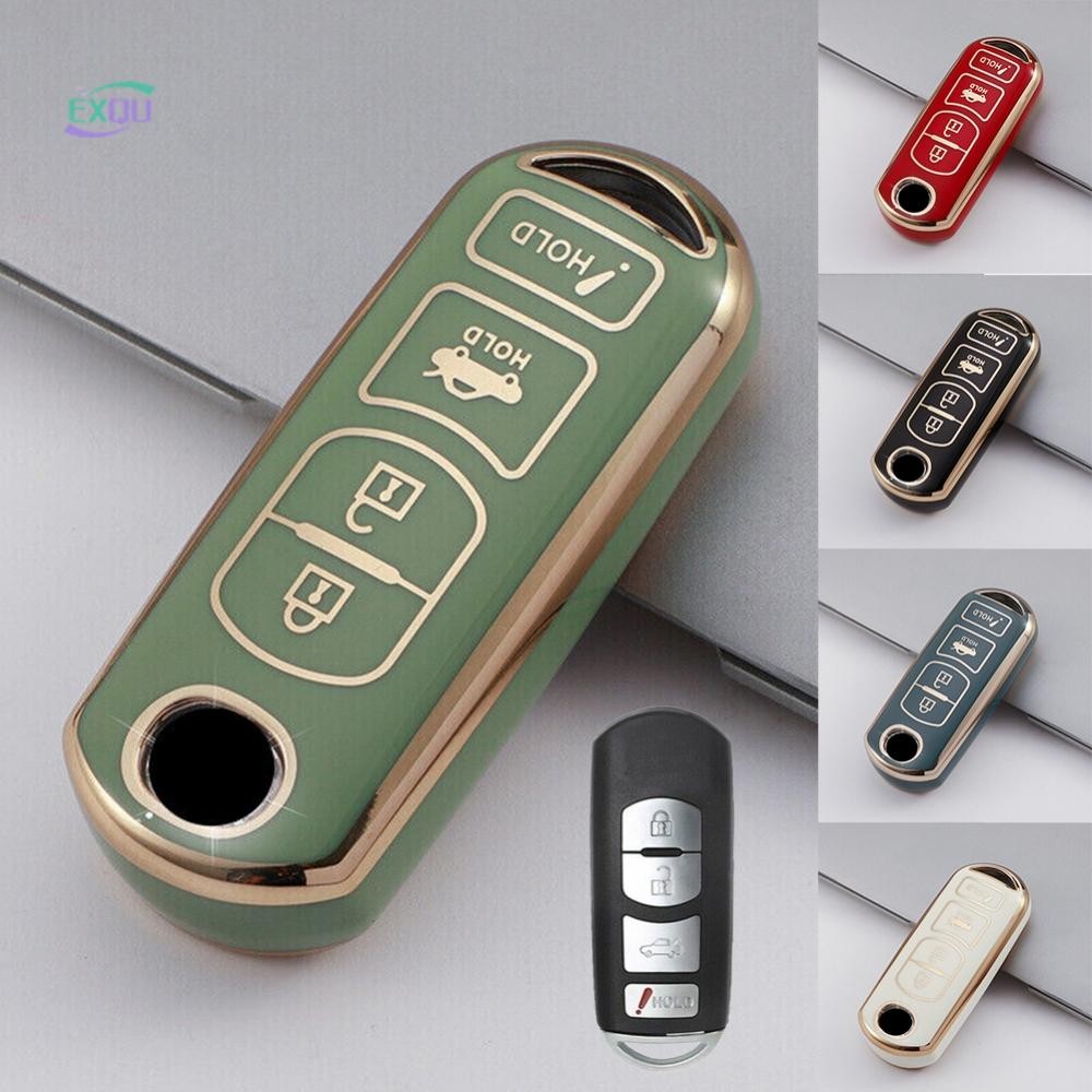Vỏ chìa khóa TPU Remote Key Fob cho Mazda CX5 CX3 CX30 CX9 MX5 Nhẹ ...