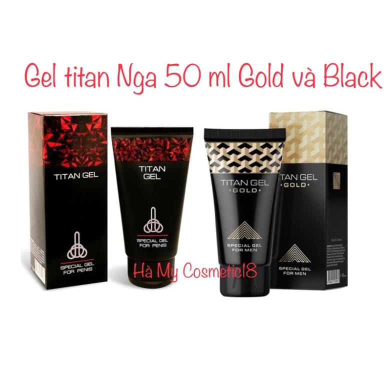 Gel titan Nga 50 ml gold vàng & Black đỏ đen | Shopee Việt Nam