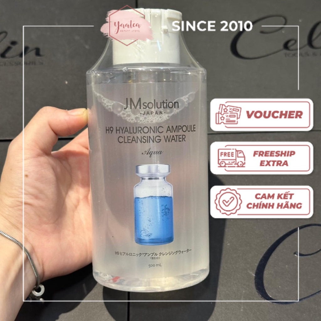 [NEW] TẨY TRANG H9 HYALURONIC AMPOULE JM SOLUTION 500ML | Shopee Việt Nam