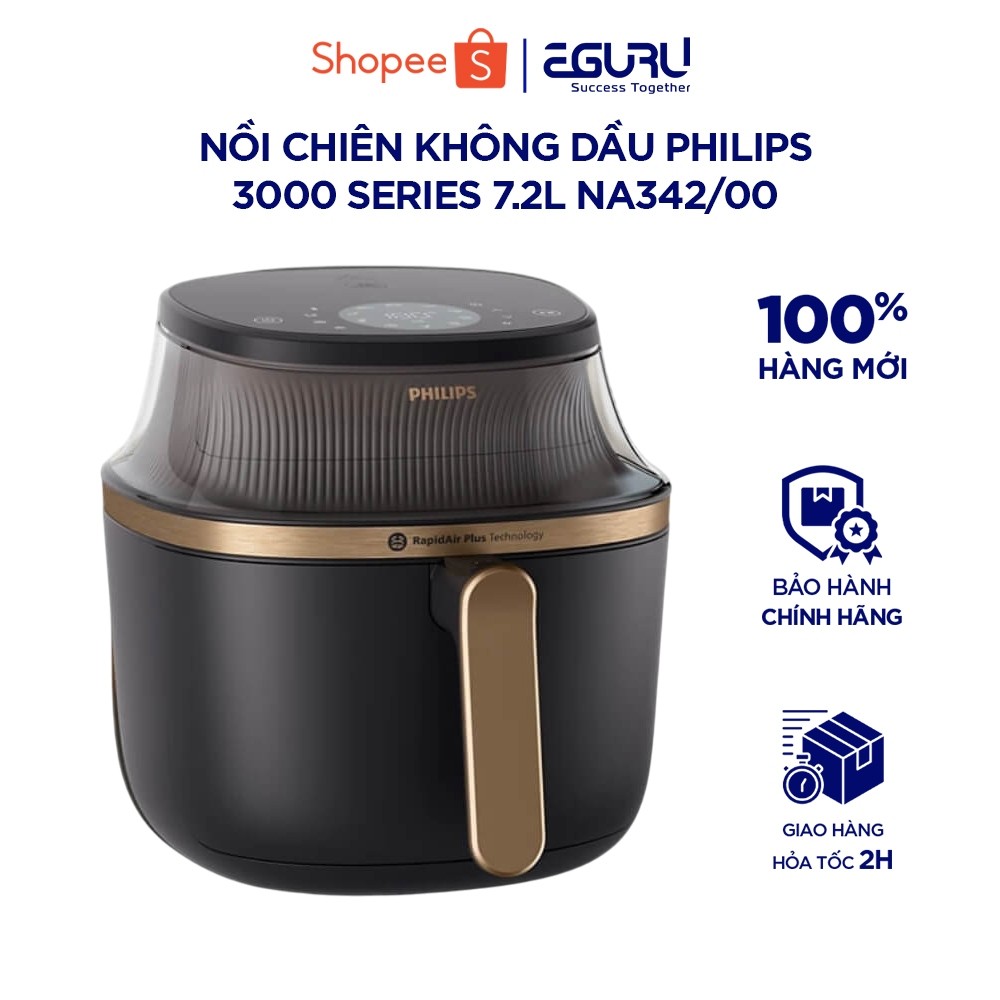 Nồi chiên không dầu Philips NA332/00 6.2l | NA342/00 7.2l - Hàng Chính ...