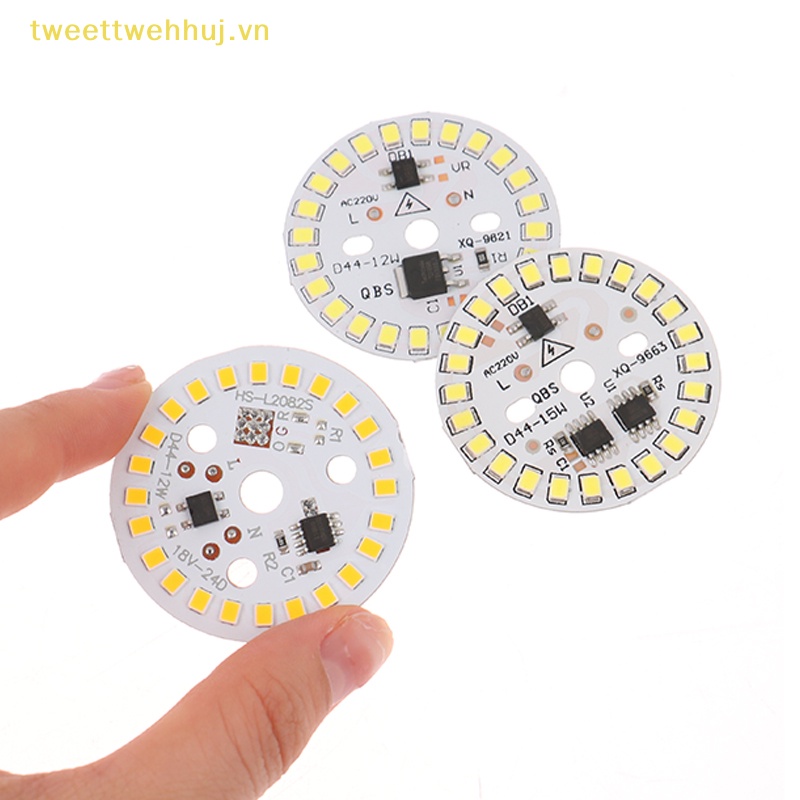 Set 2 Đèn led smd 15w 12w 9w 7w 5w 3w ac220v Ánh Sáng Trắng Ấm vn | Shopee Việt Nam