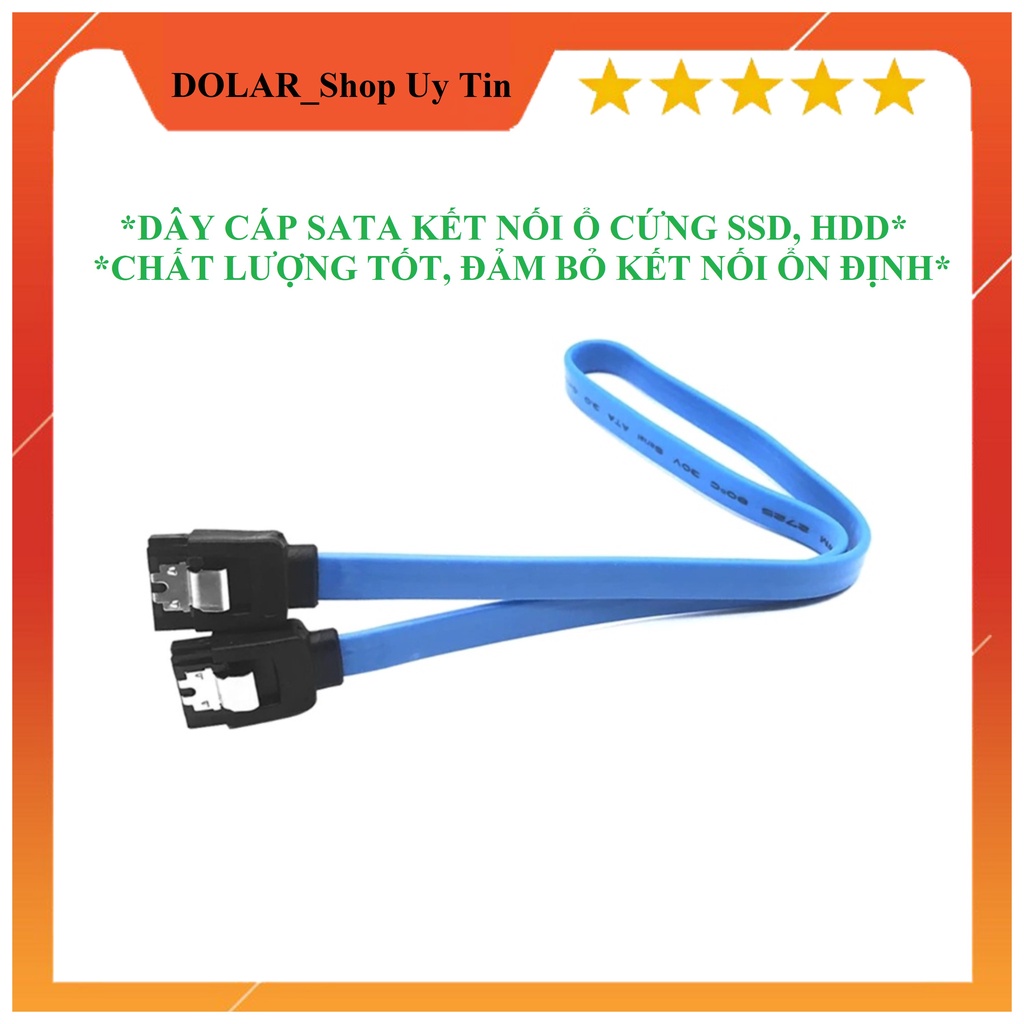 Dây cáp Sata kết nối dành cho ổ cứng SSD, HDD kết nối máy tính, kết nối ...