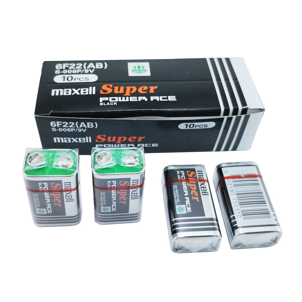 Hộp Pin 9V , Pin vuông ( Mã 6F22 ) Maxell Siêu bền - Hàng chính hãng ...