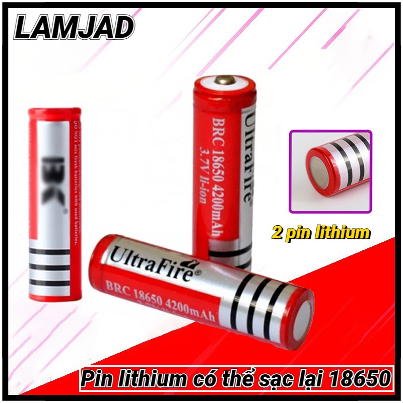 Pin Lithium Mini 18650 Mới Có Thể Sạc Lại Pin Lithium 3.7V Dung Lượng ...