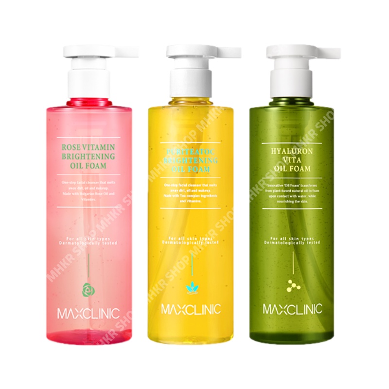 MAXCLINIC Brightening Oil Foam 310g | Shopee Việt Nam