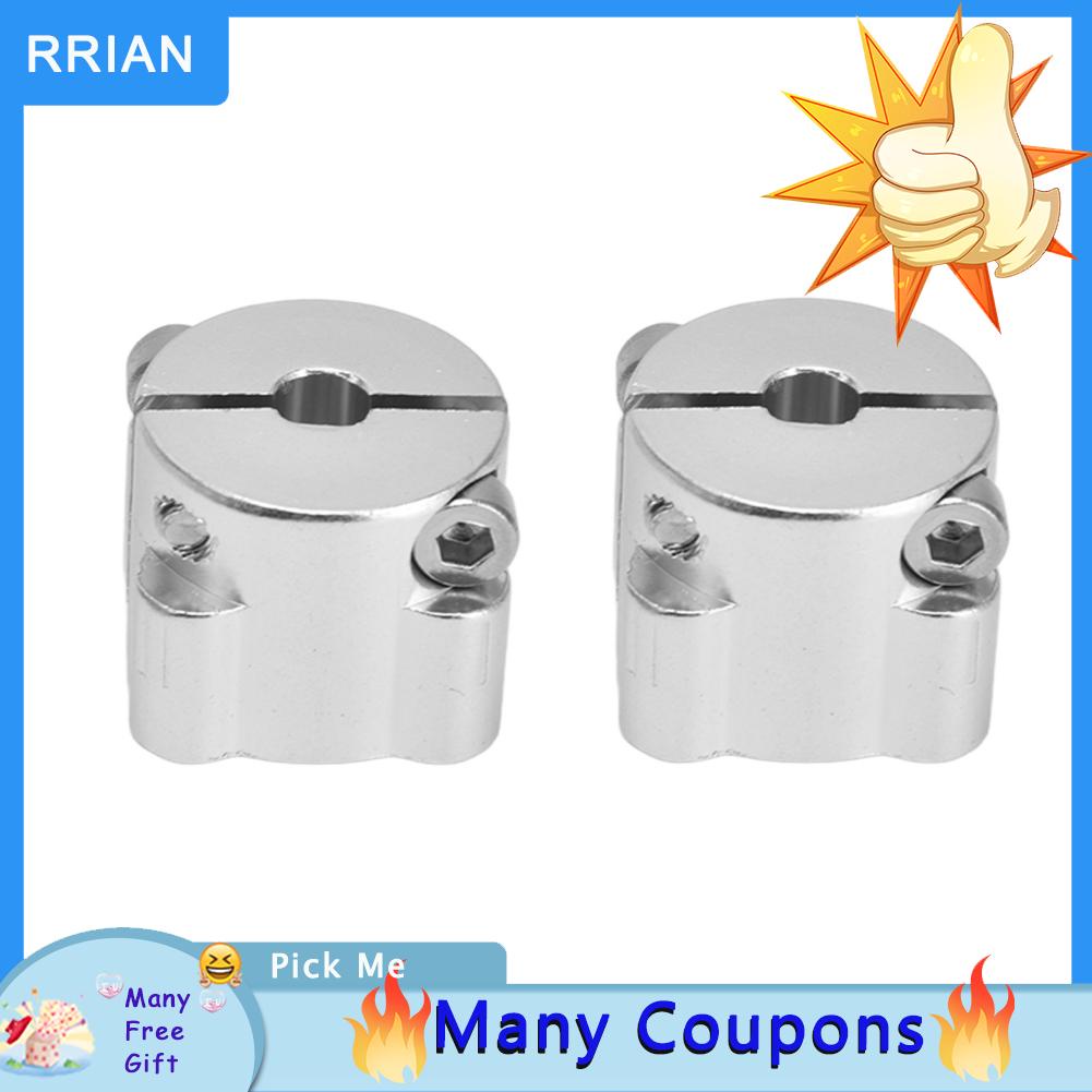 Rrianfo High Load Clamping Collar 1/4in Hole Diameter D Bore Clamp for ...