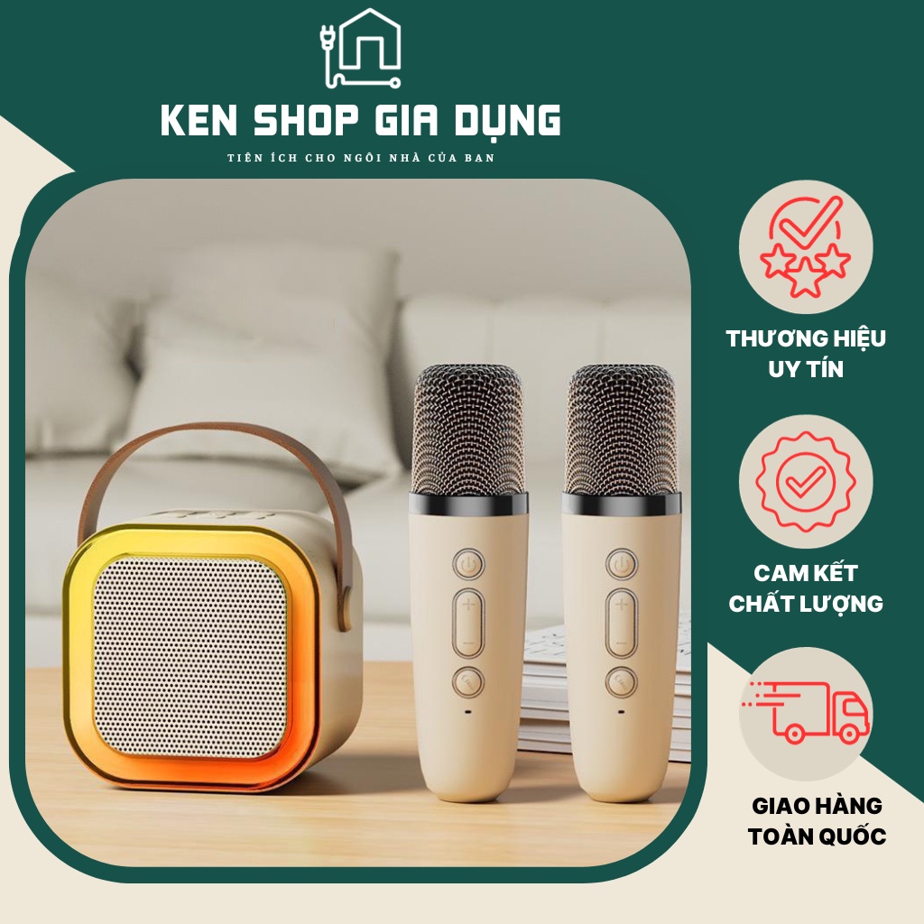 Loa Bluetooth, Loa Karaoke Mini K12 Sạc Pin Không Dây, Âm Thanh Hay ...