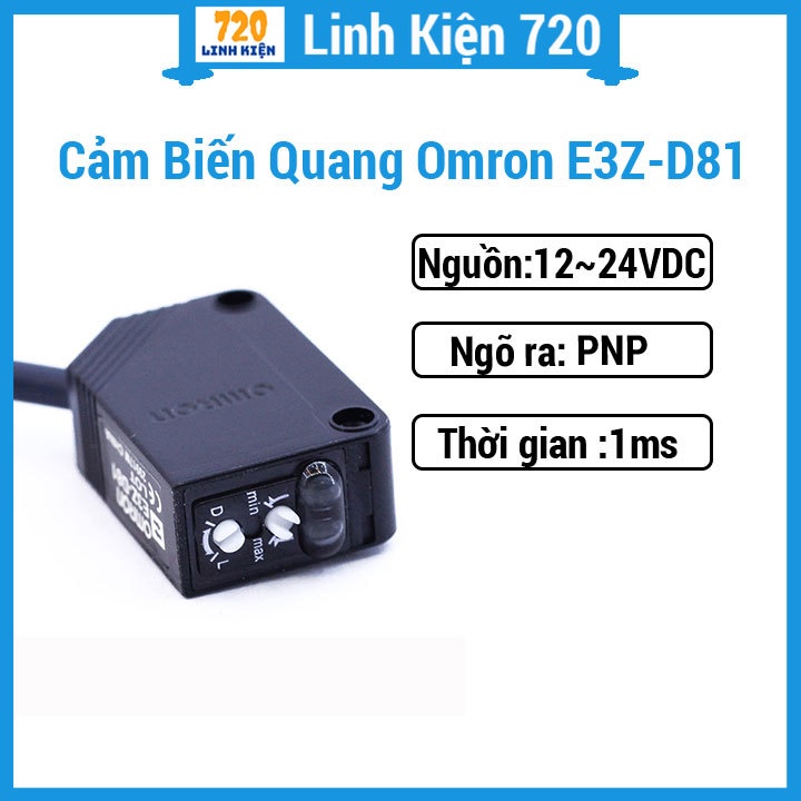 Cảm biến quang Omron E3Z-D81 12-24VDC NPN, khoảng cảm ứng rộng, đa dạng | Shopee Việt Nam