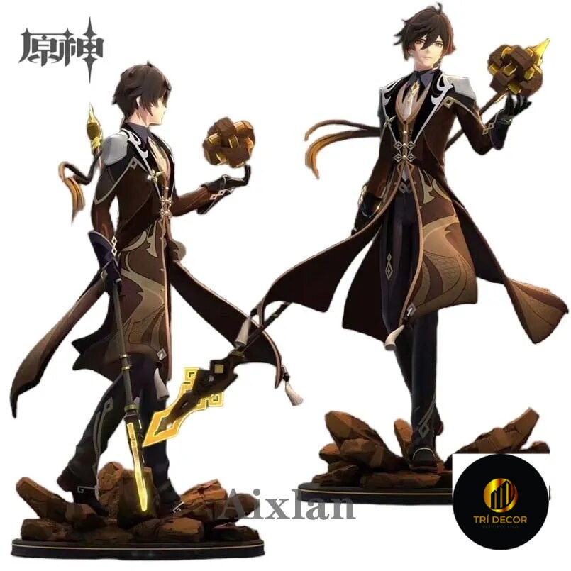 Mô hình Standee Genshin Impact Anime Figure Zhongli Klee Hu Tao!z Phụ ...