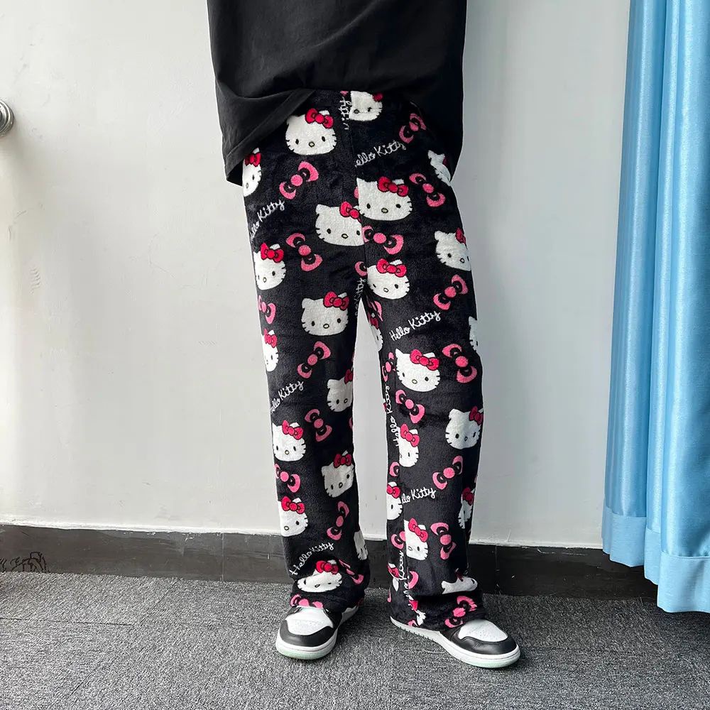 Sanrio Quần Ngủ Giữ Ấm In Hình Hello Kitty Đáng Yêu Cho Nữ | Shopee Việt Nam