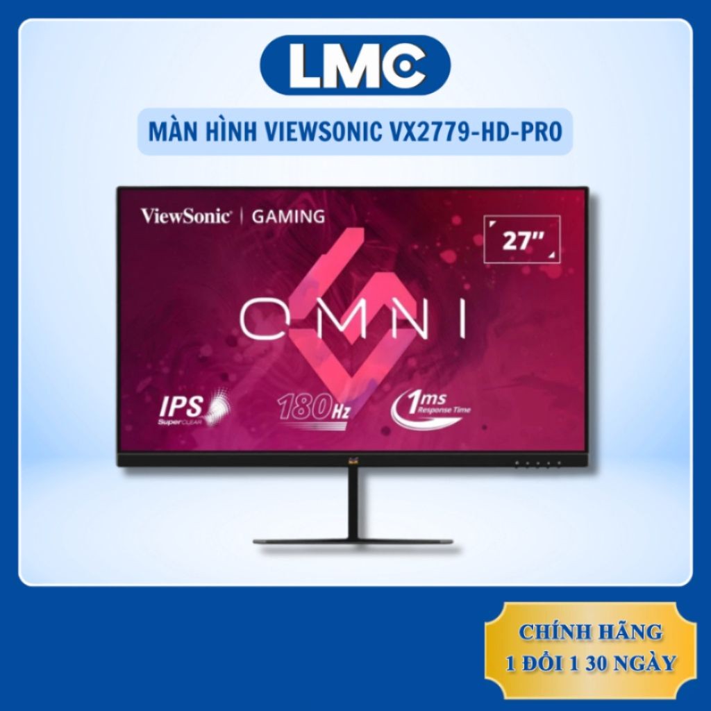 Màn hình gaming ViewSonic VX2779-HD-PRO (27.0 inch - FHD - IPS - 180Hz - 1ms - HDR10) | Shopee ...