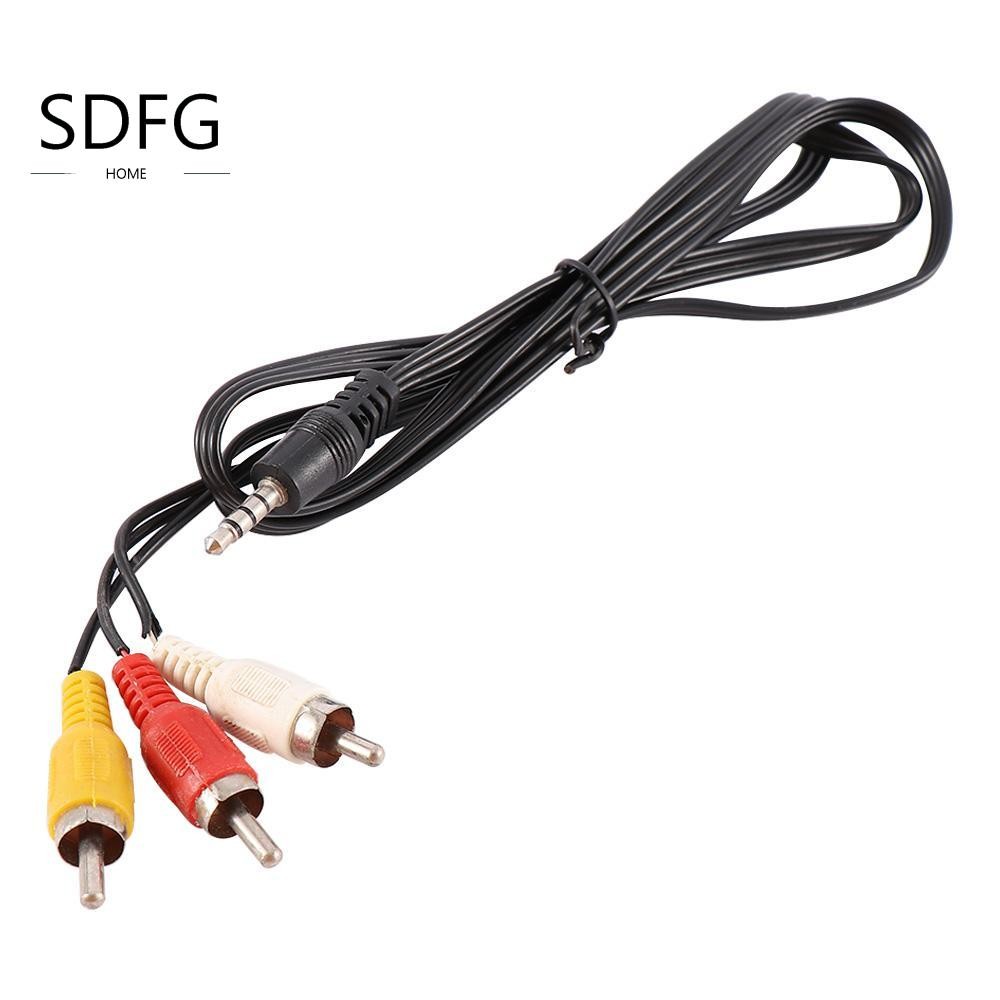 Cáp âm thanh SDFG RCA Nam Bộ chuyển đổi dây bền 3,5MM Jack sang RCA 3 ...