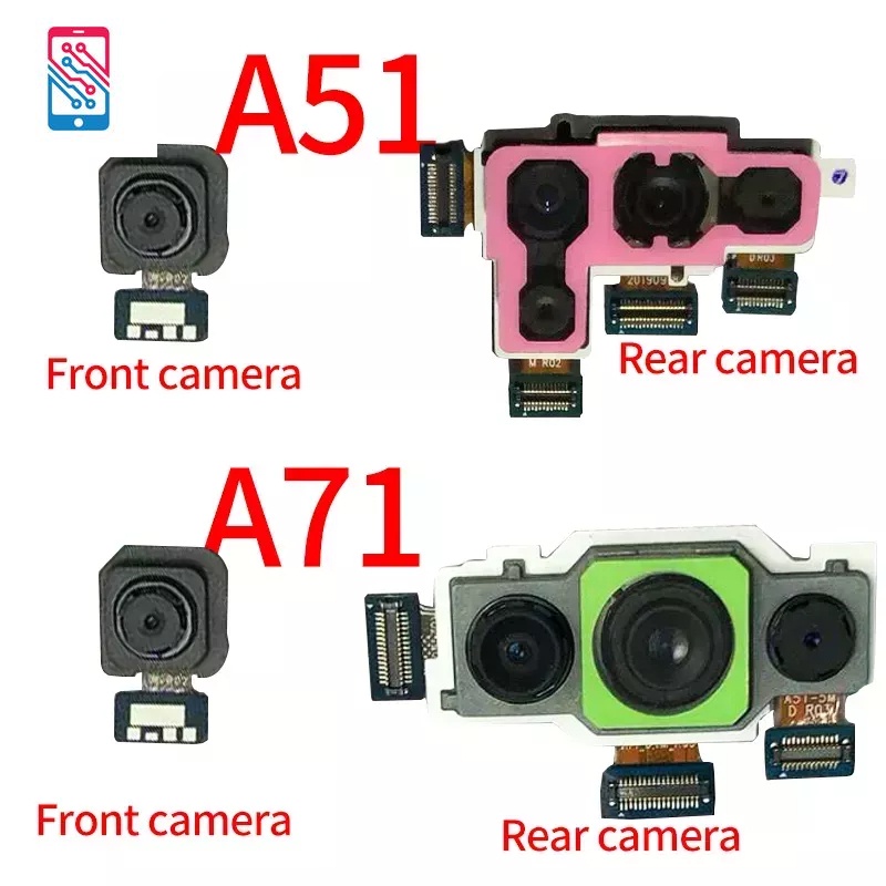 Phía Trước camera Trước Sau Có Dây Cáp flex Cho samsung a51 a515 a515f ...