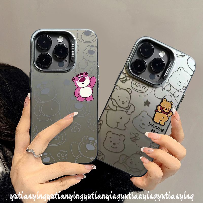 Dễ Thương Ốp Điện Thoại Silicon Mềm Mạ Kim Loại Chống Sốc Hình Gấu ...