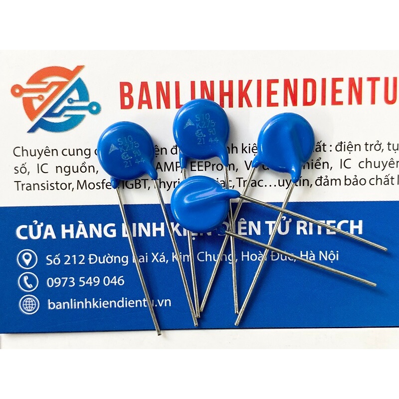 [Combo 10 chiếc] Tụ chống sét Varistor S10K275 275V 10mm | Shopee Việt Nam