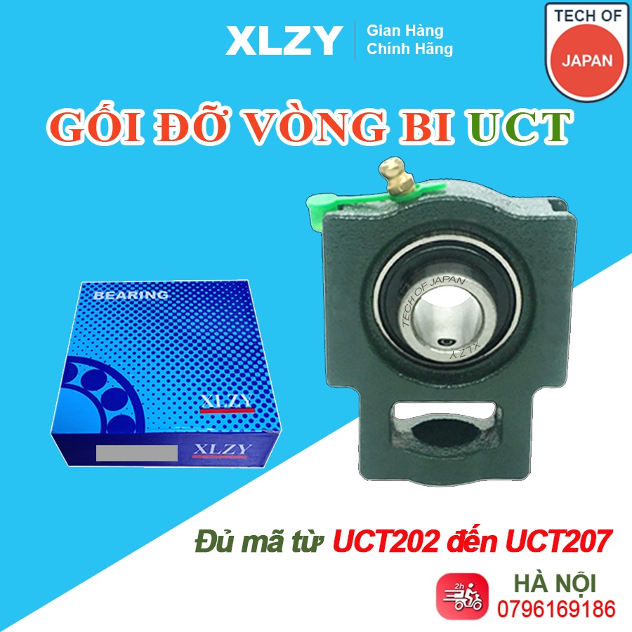 GỐI ĐỠ VÒNG BI UCT202 UCT203 UCT204 UCT205 UCT206 UCT207 GỐI ĐỠ BẠC ĐẠN XLZY - vongbihanoi ...