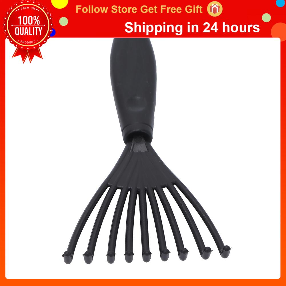 Forest Plastic Rake Hair Comb Cleaner Dirt Brush Tool For Salon Black ...
