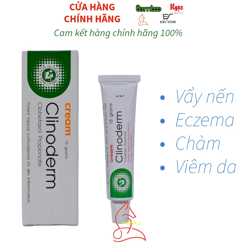 Kem Bôi Clinoderm 15 Gram Dưỡng Da Khô, Giảm Trừ Vẩy Nến - Thái Lan ...