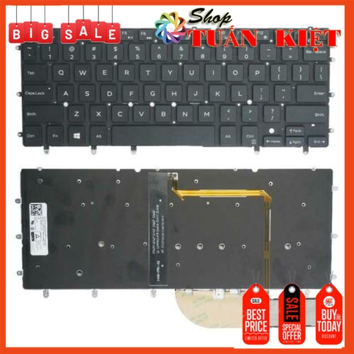 (keyboard) bàn phím laptop Dell 13-7000 7347, 7348 [BH 12T] | Shopee ...