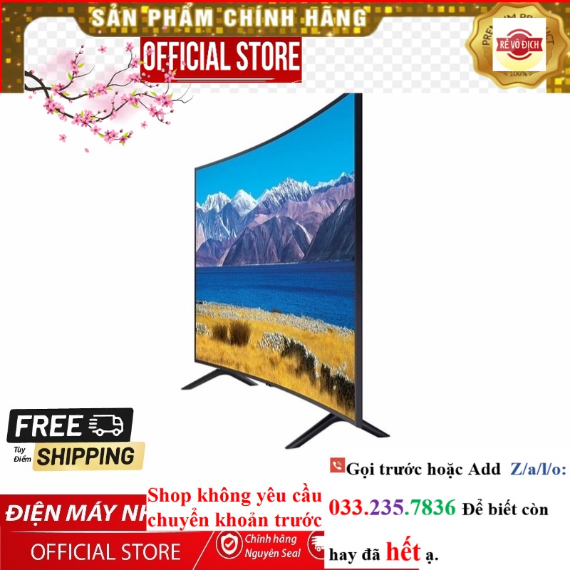 Smart TV SAMSUNG Màn Hình Cong Crystal UHD 4K 65 inch TU8300 Mới 100% ...