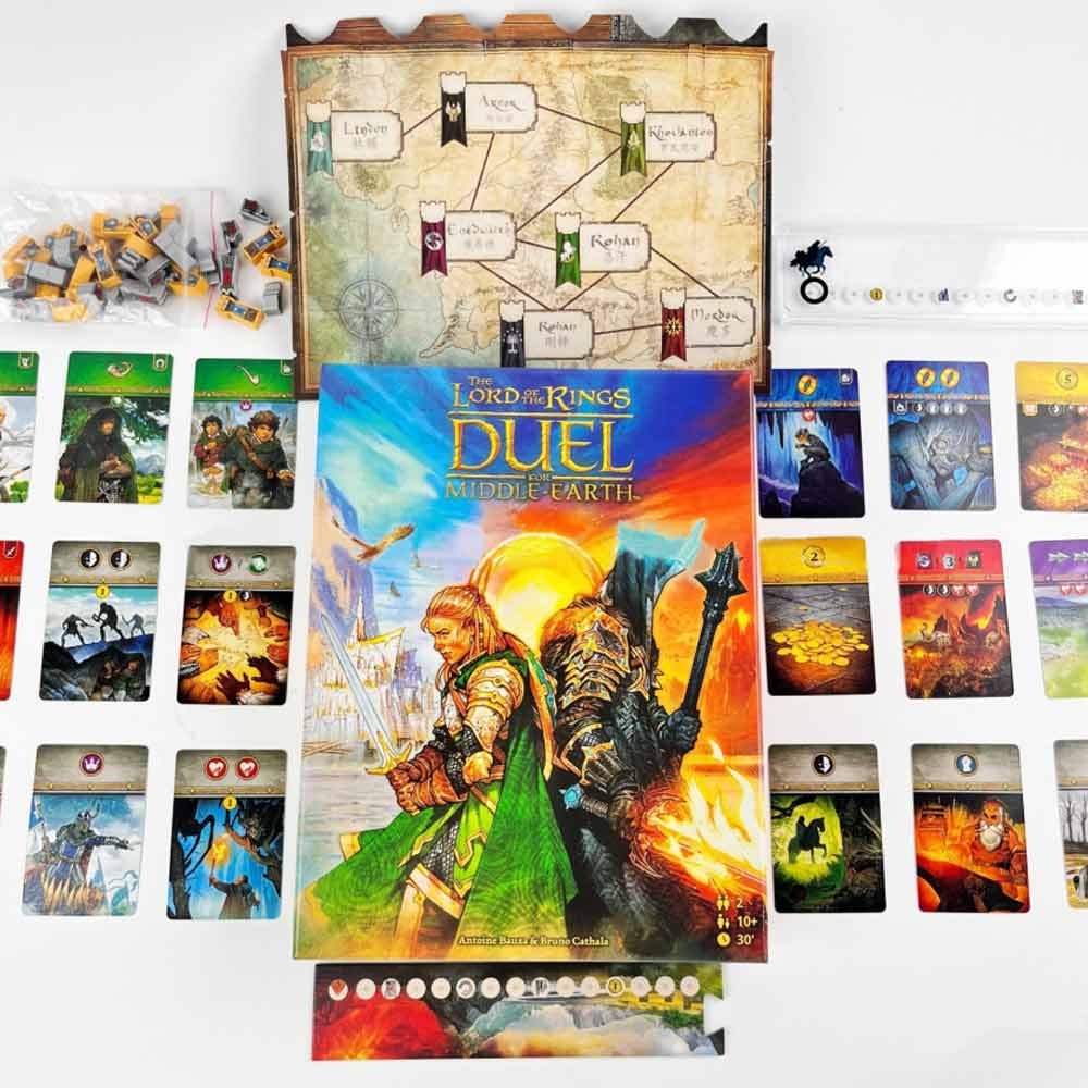 The Lord of The Rings: Duel for Middle-Earth Board Game - Epic Strategy ...