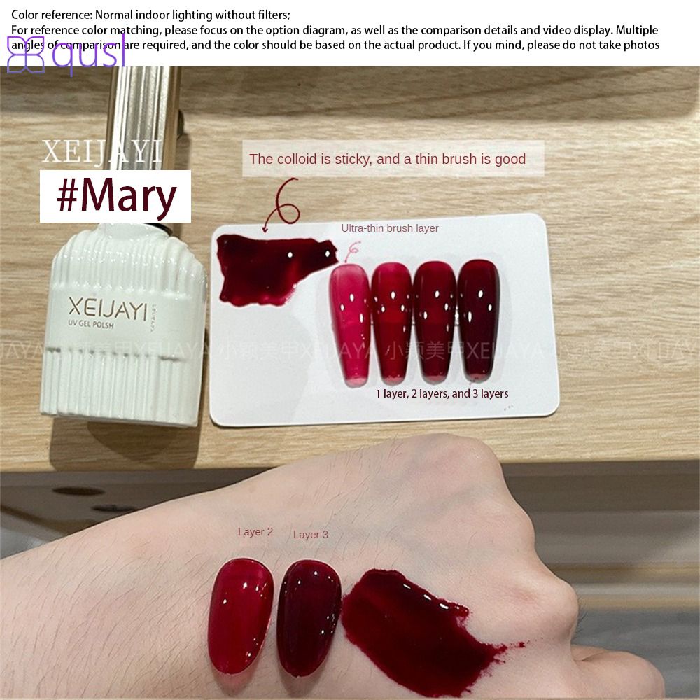 Sơn móng tay nghệ thuật sơn móng tay Born Pretty Jelly Gel 15ml qusl ...